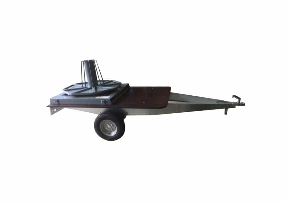 Cable trailer for small and large cable drums | For rent - Godik.dk