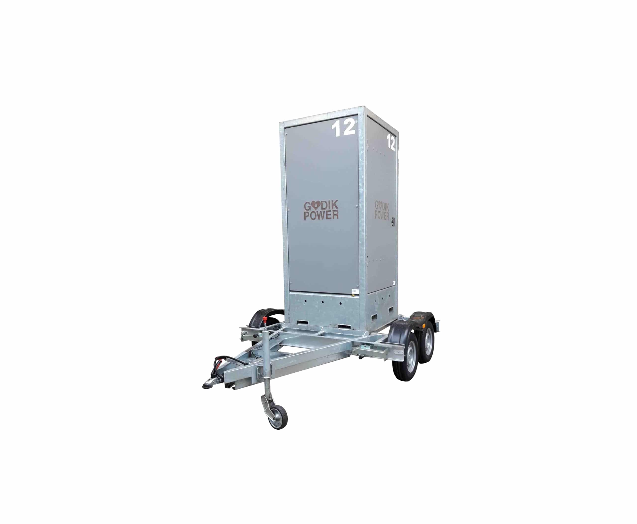 Mobile light tower on trailer | For rent | Get quote - Godik.dk